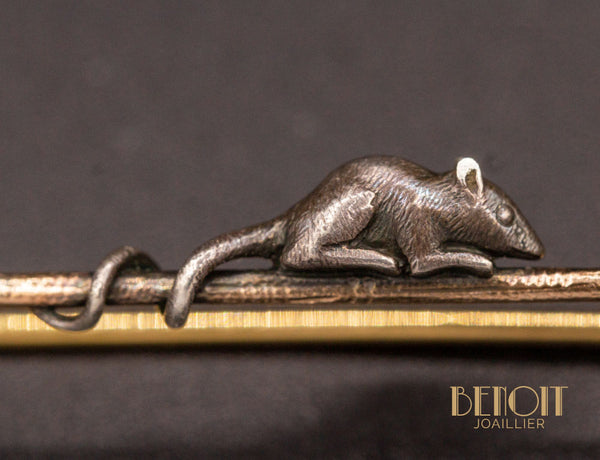 Broche Epingle Souris – Benoit Joaillier